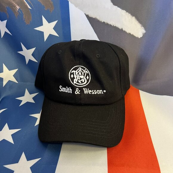 Accessories | Smith And Wesson Dads Cap Hat New Black White Adult ...